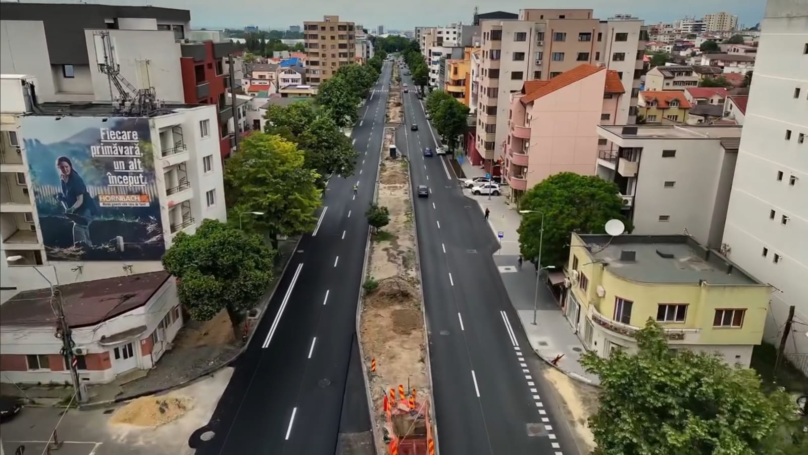 Condițiile de traficul rutier au fost îmbunătățite pe bulevardul Mamaia - CONFORT URBAN